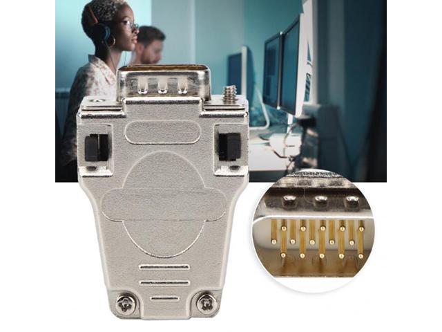 D-SUB Serial Connector Flame-Retardant 15-Pin Male with Metal Shell ...