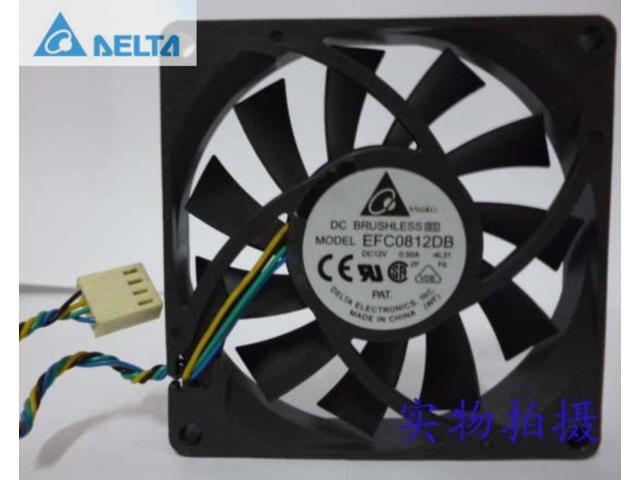 for delta EFC0812DB 8CM 80MM 8015 80*80*15MM 12V 0.5A 4-wire PWM Cooling fan - Newegg.com