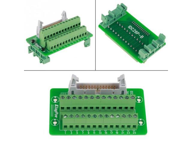 Breakout Board IDC26P DIN Rail 26Pin 5mm Mount Interface Module ...