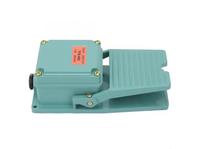 1NO 1NC Momentary Treadle Nonslip AC 250V 15A Aluminum Foot Pedal ...