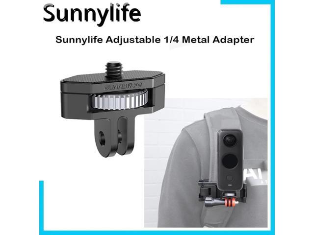 Sunnylife 1/4 Metal Adapter 360 Rotation Adjustable Aluminium Alloy ...