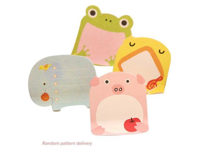 Creative Cartoon Animal Practical Sticky Post Cute Small Fresh Note ...