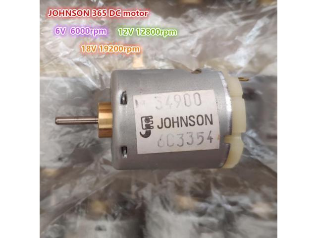 34900 JOHNSON 365 DC motor high speed 12V 12800rpm 27*32mm carbon brush ...