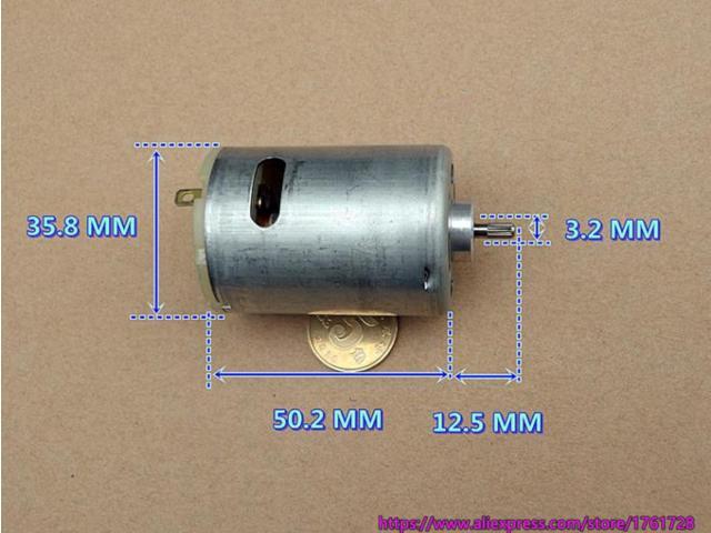 Mabuchi 36*50mm 7.4V 22800rpm large power 540 DC motor ~ - Newegg.com