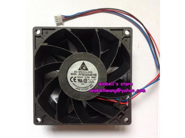 DELTA 9238 9cm fan FFB0924EHE 24V 0.75A large air flow frequncy ...