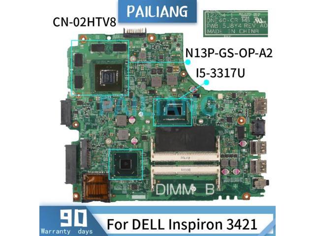 Mainboard For DELL Inspiron 3421 I5-3317U Laptop motherboard CN-02HTV8 ...
