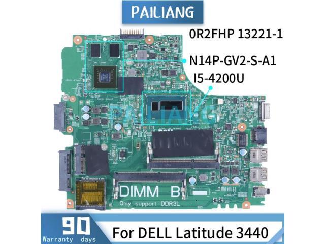 For DELL Latitude 3440 I5-4200U Laptop Motherboard 0R2FHP 13221-1 SR170 ...