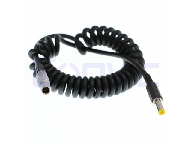 12V Teradek Bond Power Cable DC to 0B 2 Way Coiled Cable from Plate ...