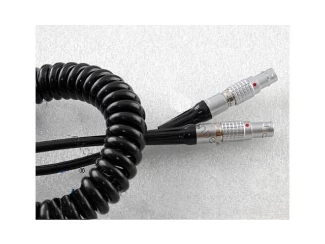 5 pin male 0B Coiled TIMECODE Cable for Sound Devices ZAXCOM DENECKE XL ...