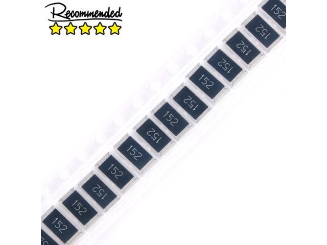 50 pcs SMD Chip Resistor 2512 1W 1.5KR 1.5K ohm 152 5% Resistance Kit ...