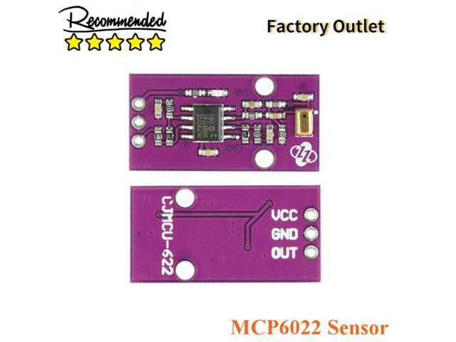 MCP6022 Sound Sensor MIC Silicon Microphone Rail-to-Rail Operational Amplifier Simulated Output ...