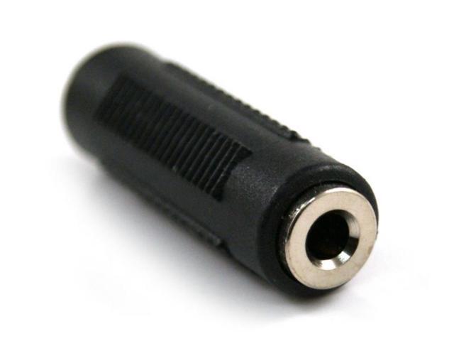 Stereo 3.5mm 1/8" Aux Female to Female Jack Audio Coupler Adapter F/F ...