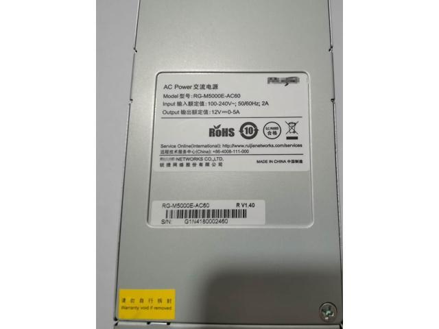 RG-M5000E-AC60 for Ruijie Switch power supply module M5000E-AC60 ...