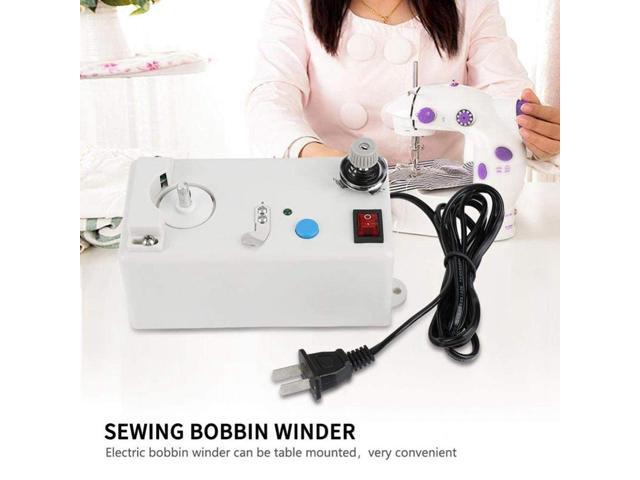 Portable Automatic Smart Sewing Electronic Thread Winder Bobbin Thread Winding Machine US PLUG ...