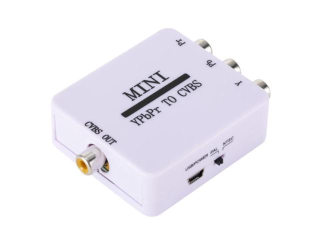 Mini YPBPR TO CVBS Video Converter Component To AV Adapter for TV ...