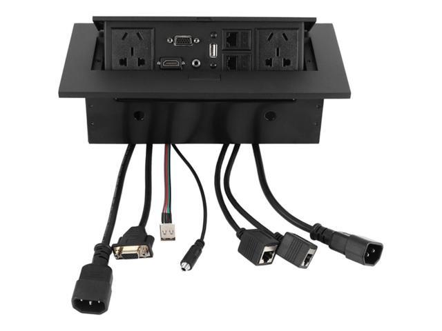 K514 Standard Multimedia Desktop Universal Power Tabletop Socket HDMI ...