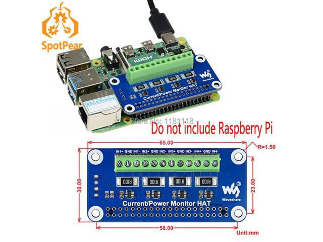 Raspberry Pi Current/Power Monitor HAT I2C/SMBus for Raspberry Pi - Newegg.com