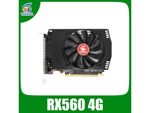 VEINEDA RX560 4GB Graphics Cards GDDR5 128bit GPU For AMD Radeon rx 560 ...