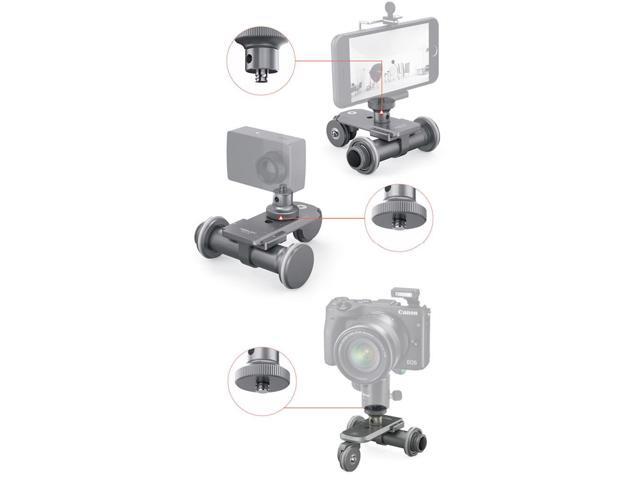 Electric Auto Dolly Rail Camera Car Mini Three-Wheeled Trolley Macro ...