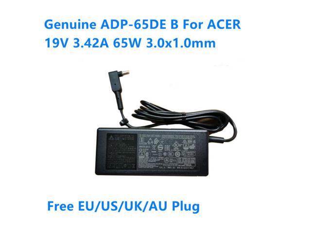 19V 3.42A 65W 3.0x1.0mm DELTA ADP-65DE B Power Supply AC Adapter For ACER Laptop Charger ...