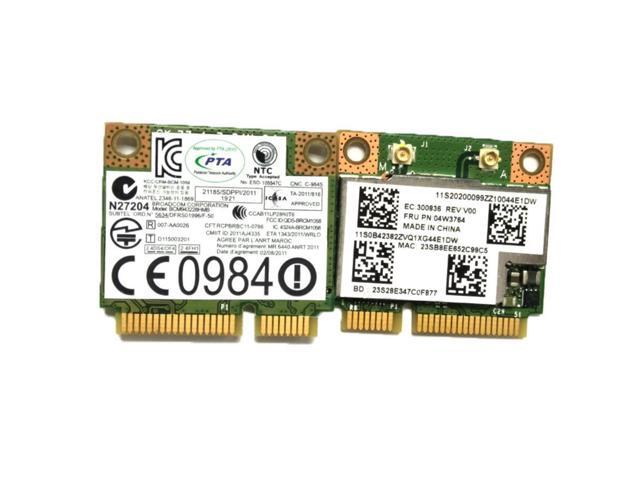 For Broadcom BCM943228HMB WIFI for Bluetooth 4.0 Half MINI PCI-E Card For IBM Lenovo E130 E135 ...