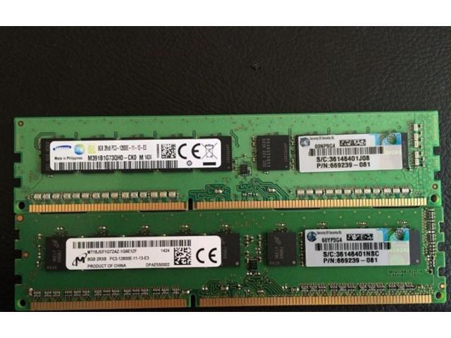 RAM Applies to HP Z210 ML110G6 G7 DL120G6 G7 8G 1333 1600 pure ECC ...