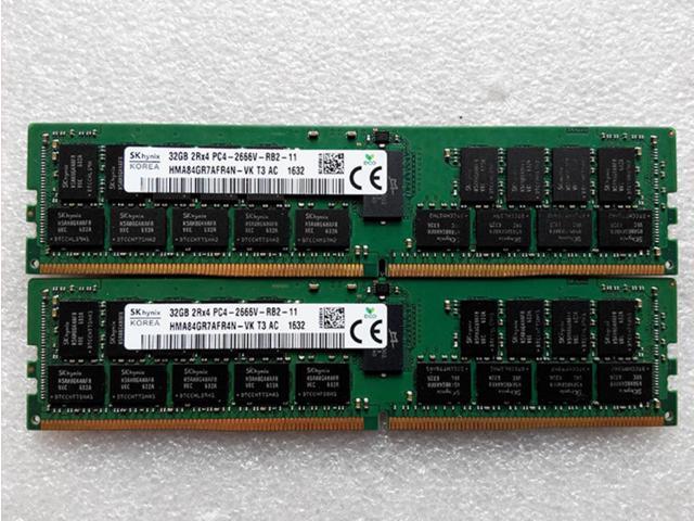 SK HMA84GR7AFR4N-VK 32G DDR4 2RX4 PC4-2666V ECC REG memory stick - Newegg.com