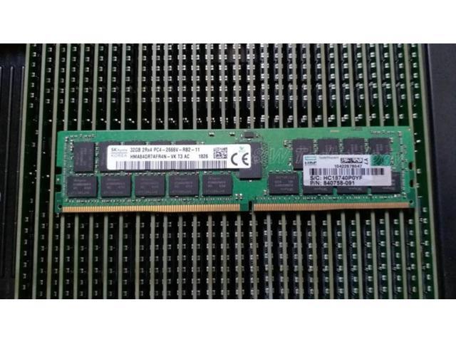 RAM DL388 DL560 DL380 BL460c G9 Gen10 32G DDR4 2666 REG memory stick ...