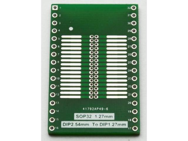 SOP32 turn DIP32 SOIC32 adapter plate width body converts seat DIP1.27 ...