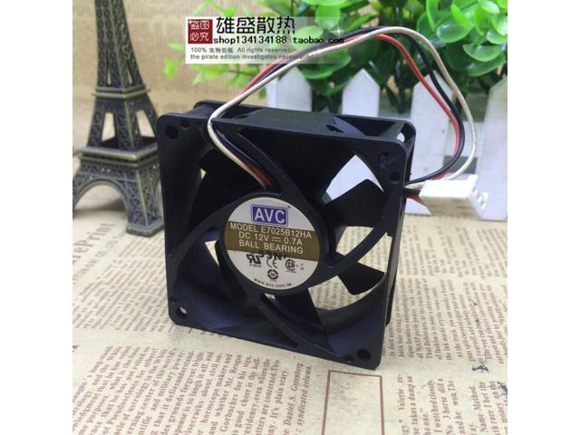 For AVC E7025B12HA 12V 0.7A 7cm 7025 Three Double Ball CPU Fan - Newegg.com