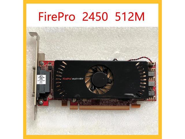 Graphics Card FirePro 2450 512M PCI-E Professional Four-screen Graphics ...