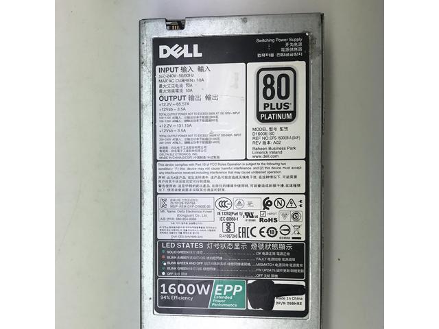 D1600E-S0 For DELL 1600W Power Source 685W7 T630 T640 R730 R740 Power ...