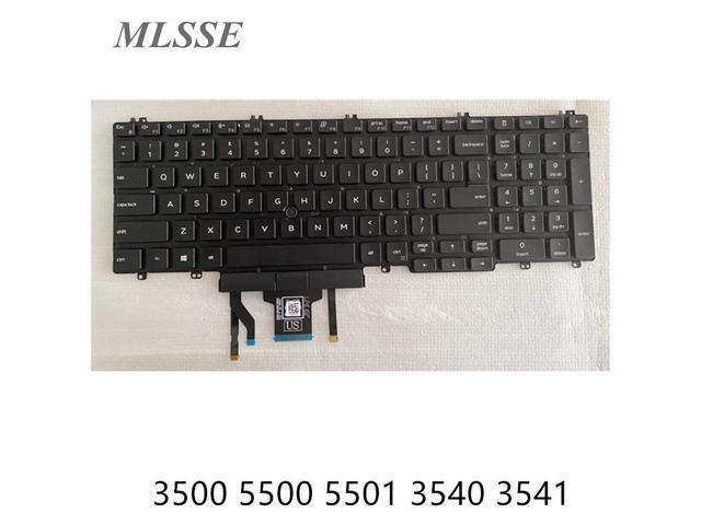 US Backlit Keyboard For DELL LATITUDE 3500 5500 5501 Precision 3540 ...