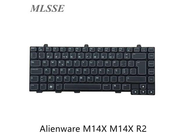Keyboard For Dell Alienware M14X M14X R2 Laptop Backlit keyboard NSK ...