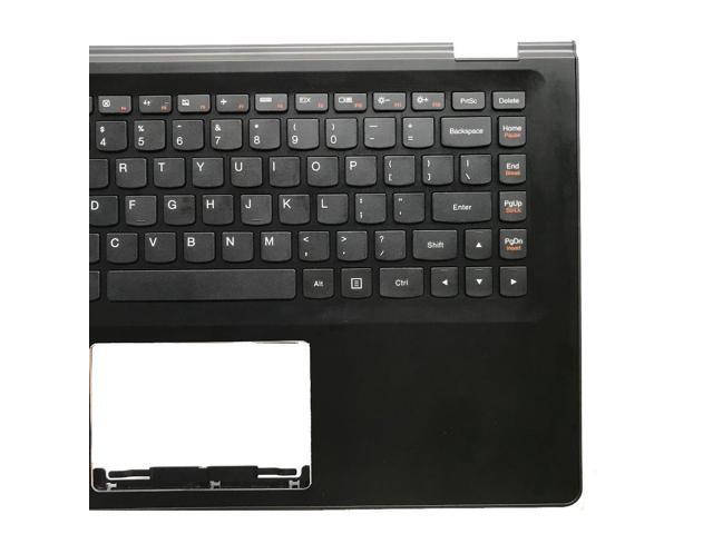 For Lenovo Flex3-1470 YOGA 500-14IBD Laptop keyboard Palmrest US Layout ...