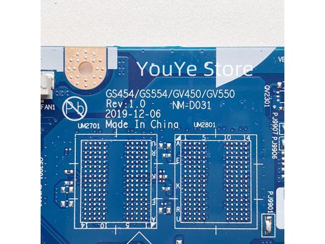 For Lenovo Ideapad 3-14IIL05 Laptop Motherboard NM-D031 I3-1005G1 CPU ...