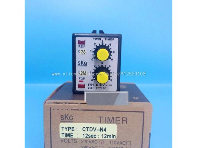 Cycle timing forward and reverse washing machine time timer CTDV-N4 cyclical time relay AC220V ...