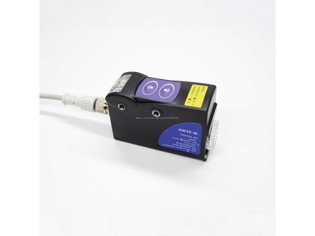 HW50-W-RGB Warna Marker Sensor Cerdas Warna Fotolistrik Mata Bukan TL50 ...