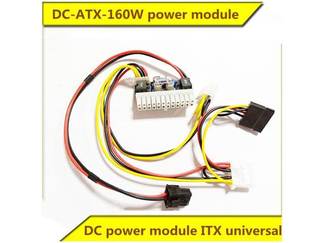 12V 6pin-ATX-160W peak 250W high power 24Pin in-line DC power module ...