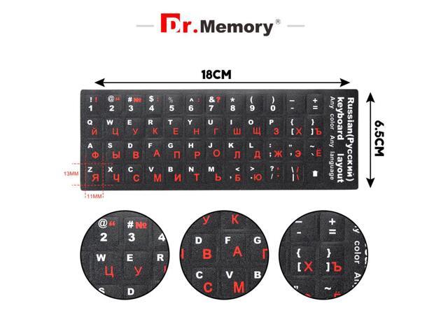 Russian Letters Keyboard Stickers For Computer Desktop Keyboard Keypad ...