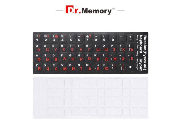 Russian Letters Keyboard Stickers For Computer Desktop Keyboard Keypad ...