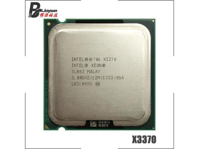 Intel Xeon X3370 3.0 GHz Quad-Core CPU Processor 12M 95W 1333 LGA 775 ...