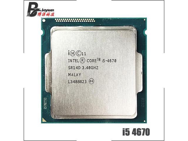 Intel Core i5-4670 i5 4670 3.4 GHz Quad-Core CPU Processor 6M 84W LGA ...