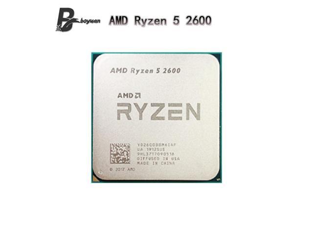 AMD Ryzen 5 2600 R5 2600 3.4 GHz Six-Core Twelve-Thread CPU Processor ...