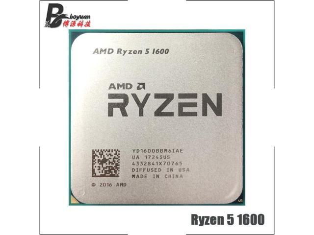 AMD Ryzen 5 1600 R5 1600 3.2 GHz Six-Core Twelve-Thread 65W CPU ...