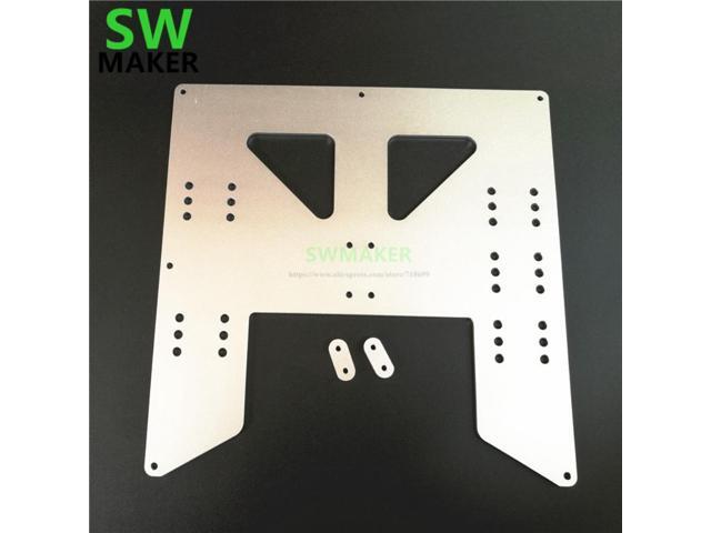 Anet A6 / A8 Y carriage Aluminum plate 3mm thickness heated support ...