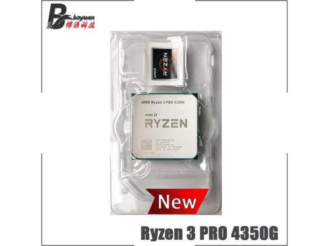 AMD Ryzen 3 PRO 4350G R3 PRO 4350G 3.8GHz Four-Core Eight-Thread 65W CPU Processor L3=4M 100 ...