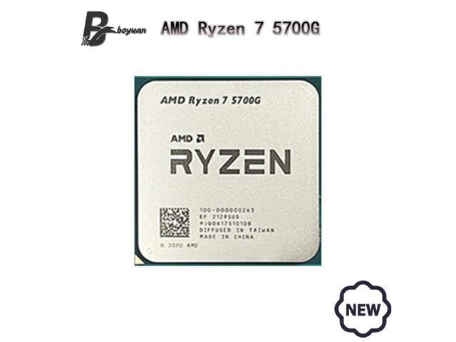 AMD Ryzen 7 5700G R7 5700G 3.8GHz Eight-Core 16-Thread 65W L3=16M 100 ...