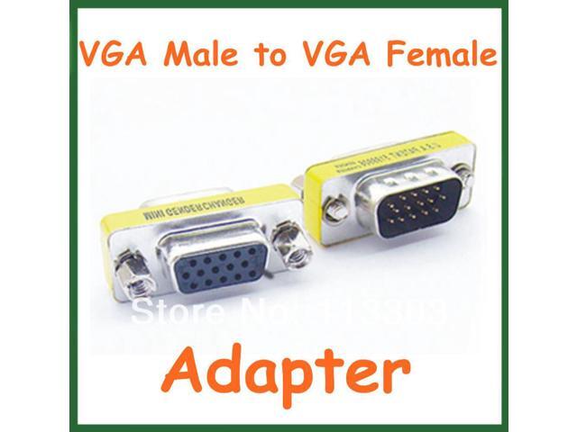 5pcs 15 Pin VGA Male to VGA Female Adapter Extend Converter VGA ...