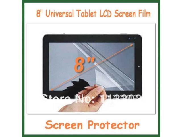 50pcs Universal LCD Screen Protector 8 inch Protective Film NOT Full ...
